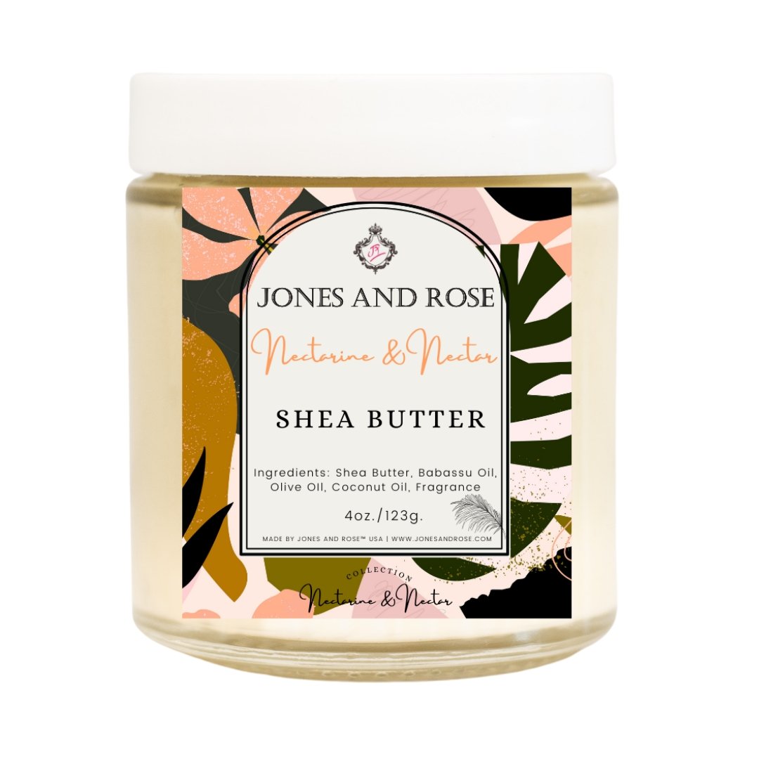 Nectarine & Nectar Shea Butter | Jones & Rose | Natural Skincare